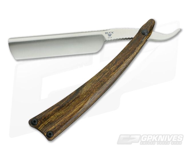 Buck Knives 039 Salient Desert IronWood Limited Edition Straight Razor