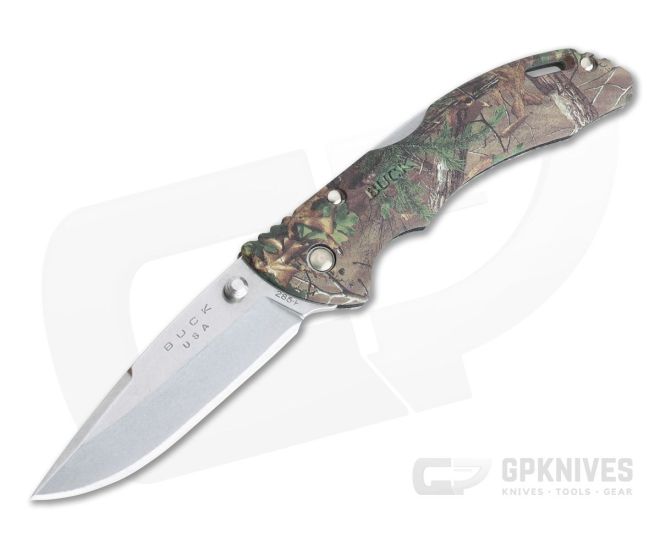 Buck 285 Bantam BLW Medium RealTree Xtra Green Camo 0285CMS20 Lock Back ...