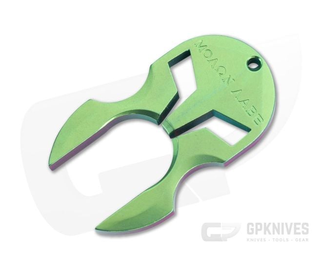 ADV Tactical Titanium Spartan Key Chain Green Anodize for sale
