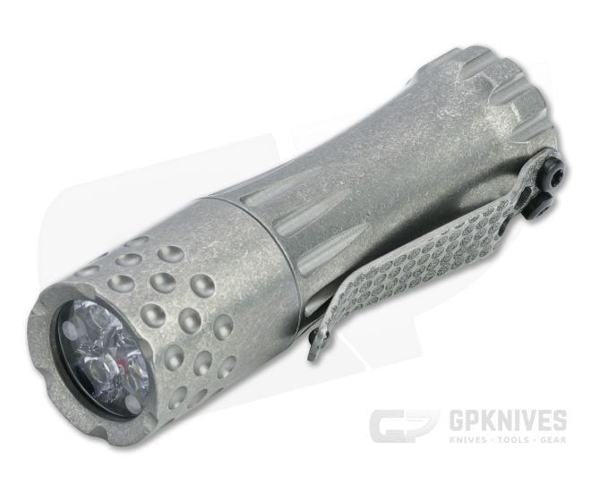 Laulima Metal Craft Malihini Tumbled Titanium Engraved Oval Clip 4000K ...