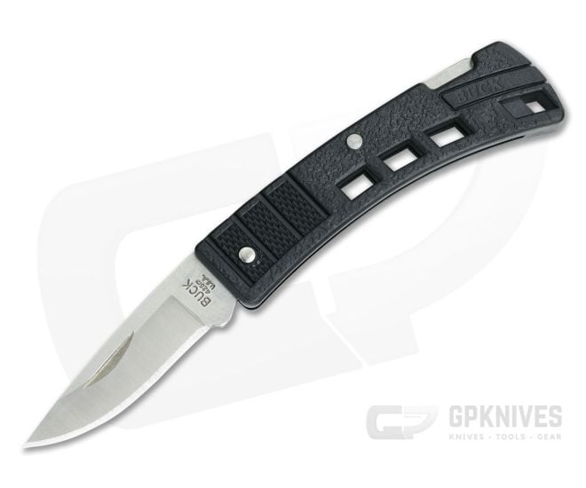 Buck Mini Buck 425 Black Valox Folder 420HC Blade