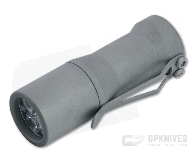 CWF Peanut Flashlight - Blasted Stonewash Titanium 4000K