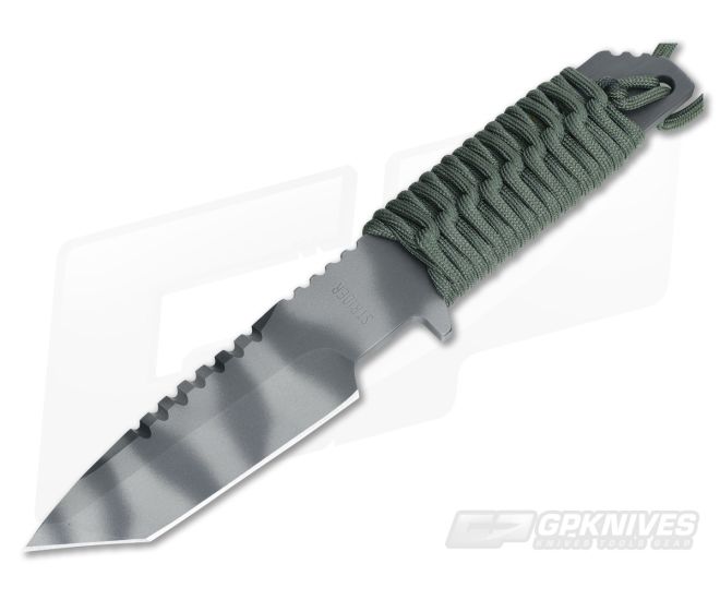 Strider HT-T Foliage Green Cord Wrap Tigerstriped CPM-D2 for sale
