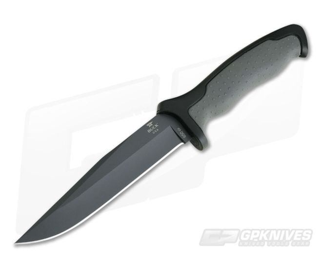 Buck Nighthawk Gray Cerakote Tactical Clip Point Fixed Blade 650GYS