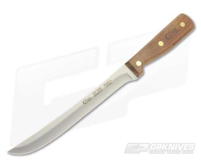 Case 9 Inch Slicer Kitchen Knife Walnut Wood Handle 07317