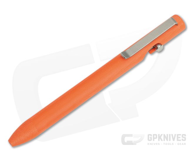 Tactile Turn Bolt Action Pen - Orange G10