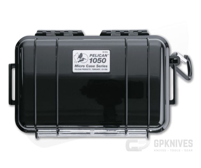 Pelican Case 1050 Micro Case Series Black Polycarbonate Hard Case For Sale
