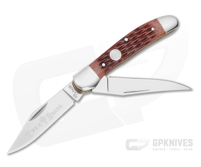 Boker Treebrand Copperhead 2-Blade - Brown Jigged Bone