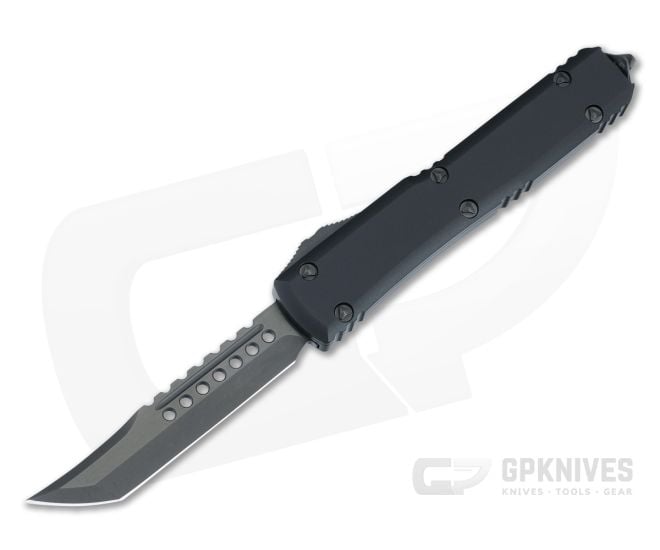 Microtech Ultratech Hellhound Signature Shadow Series Black OTF 119-1DLCTSH