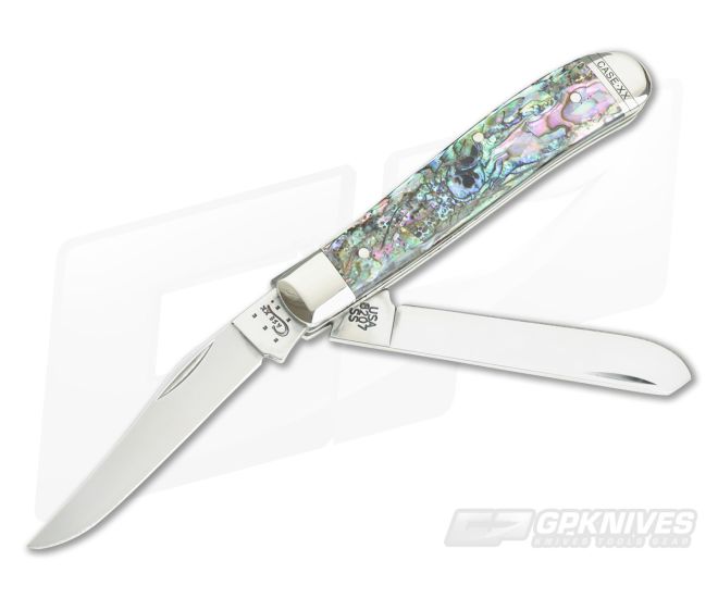 Case Knives Mini Trapper Abalone Handle