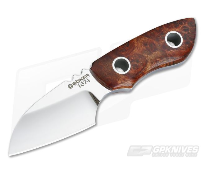 Boker Vox Pry Mini Limited Edition 1674 Amboina Wood Fixed