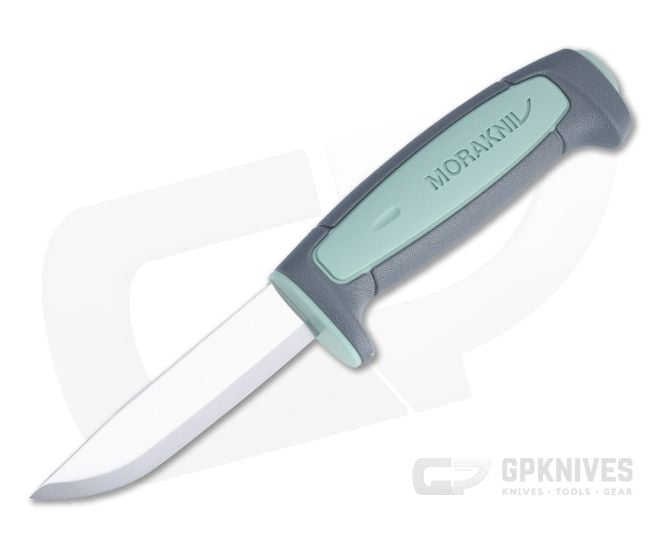 Mora of Sweden Basic 511 Carbon Green/Gray Limited Edition Fixed Blade Knife For Sale