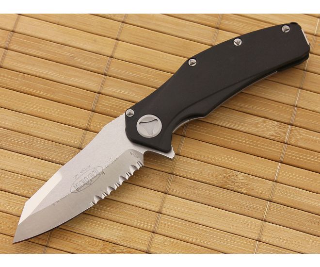 Microtech Knives 164-5 Mini Matrix Satin Serrated Edge