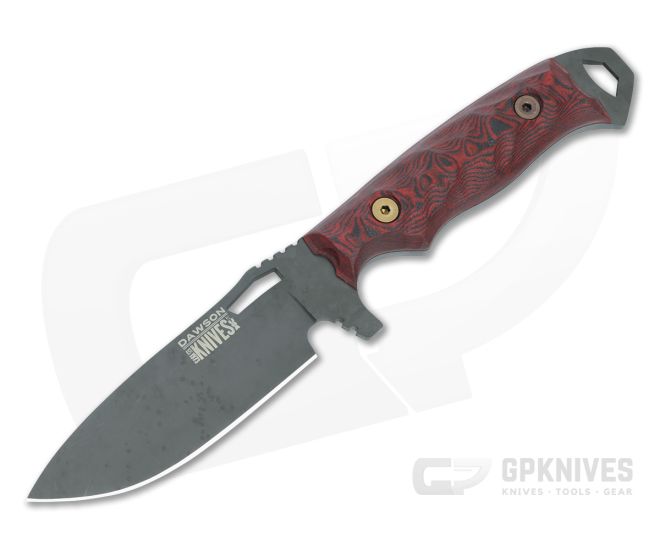 Dawson Knives Nomad Apocalypse Black Magnacut Red/Black G10