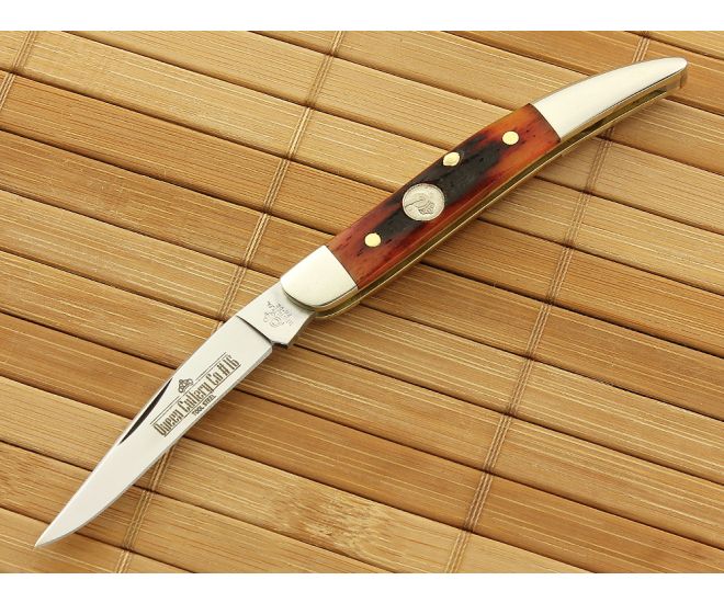 Queen Amber Stag Bone #16 Mini Toothpick