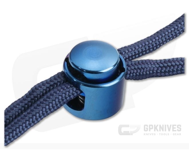Maratac Blue Anodized Titanium Double Cord Lock for Sale