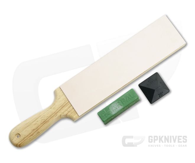 Sharpal Double-Sided Leather Honing Strop with Compound