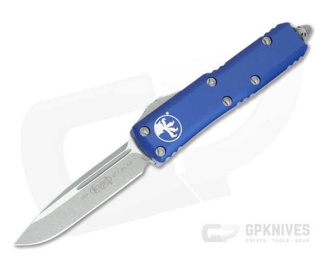 Microtech UTX-85 S/E - Navy Blue Handle - Apocalyptic Standard