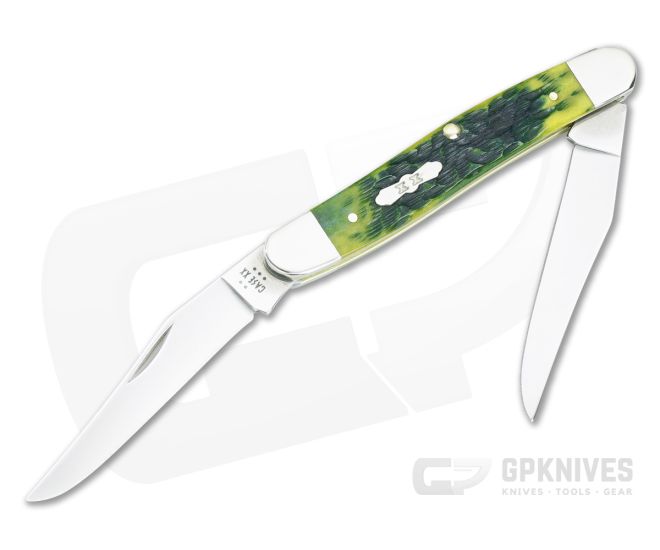 Case Muskrat - Green Apple Bone 27866