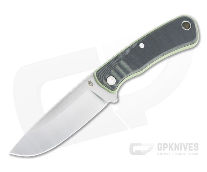 Gerber Downwind Drop Point Stainless Steel Sage Green GFN G10 Fixed ...