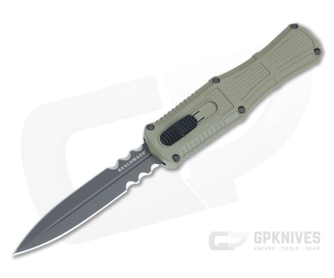 Benchmade Claymore OTF Green Serrated 3370SGY-1
