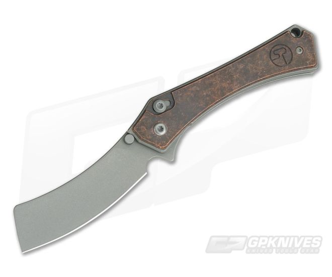 Serge Panchenko G&G Hawk Orbit CTS-204P Patina Copper Hawk Lock Top ...