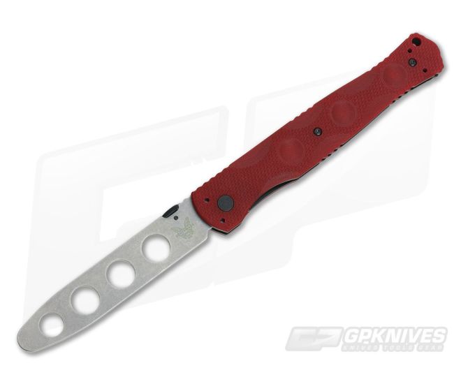 Benchmade SOCP 390T Dagger Red Folding Liner Lock Trainer Knife For Sale