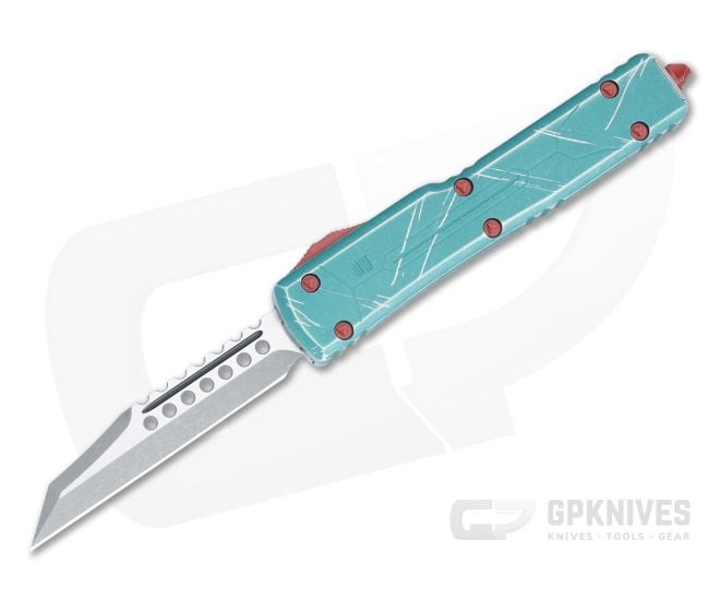 Microtech UTX-70 Warhound Bounty Hunter Green Automatic Knife 419W-10BH