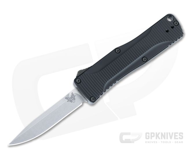 Benchmade 4850 OM OTF Automatic Stonewashed Blade
