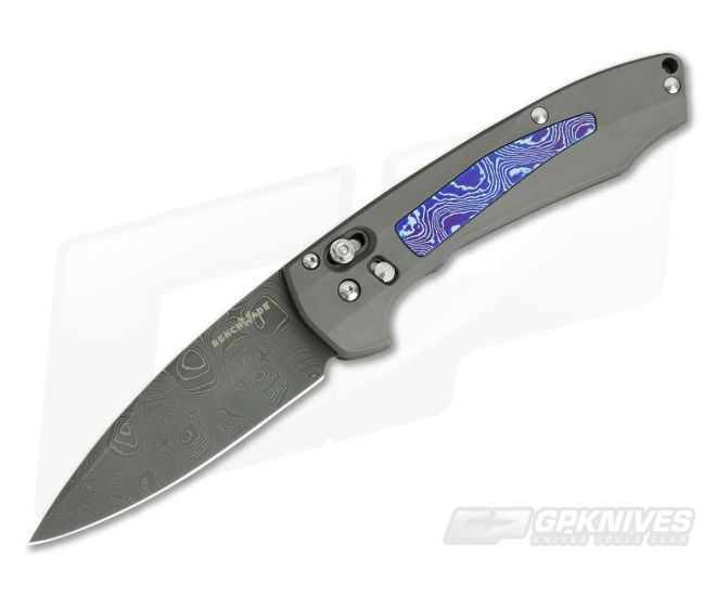 Benchmade Arcane 490-181 Gold Class Nichols Damascus and Moku-Ti
