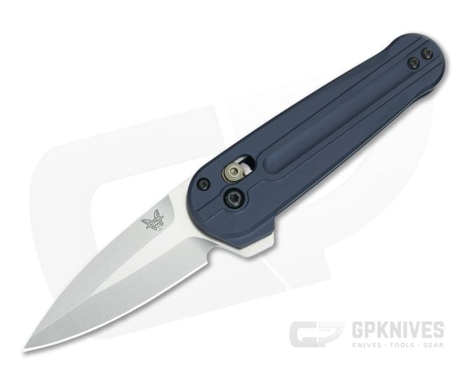 Benchmade 491 Lowden Flipper - Crater Blue Aluminum - M390