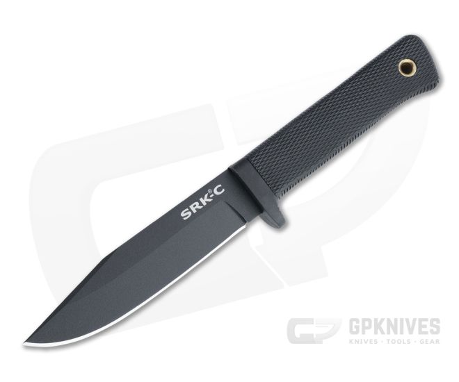 Cold Steel SRK Compact Clip Point Black SK5 Fixed Blade Knife for Sale