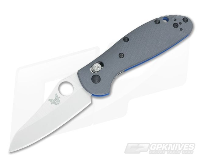 Benchmade 555-1 Mini Griptilian Gray G10 Plain CPM-20CV Blade