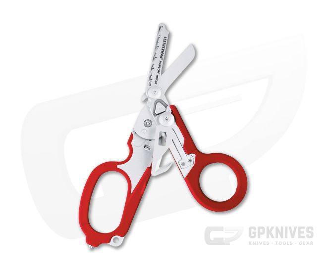 Leatherman Raptor Rescue Shears Red with Utility Holster 832774 Folding ...