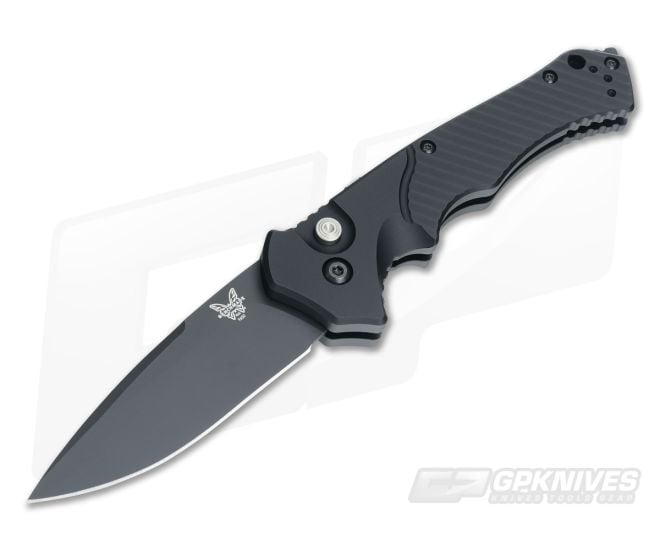 Benchmade Rukus II Automatic 9600BK Black Push-Button 3.4" Blade