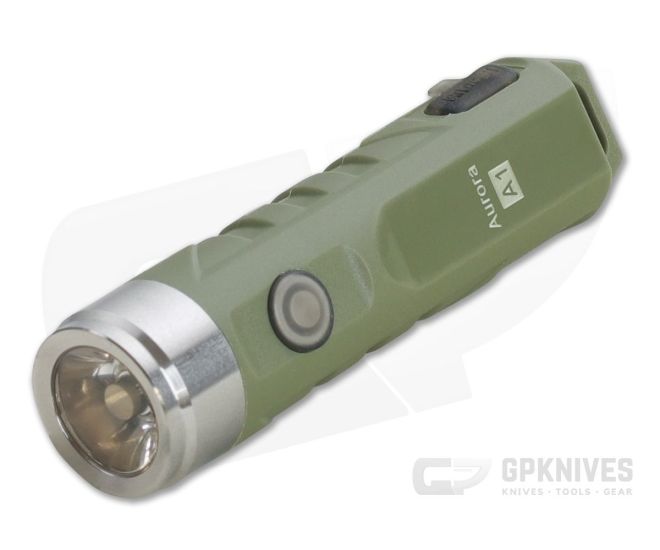 Rovyvon Aurora A1x Army Green Polycarbonate 450 Lumen Nichia 2129C ...