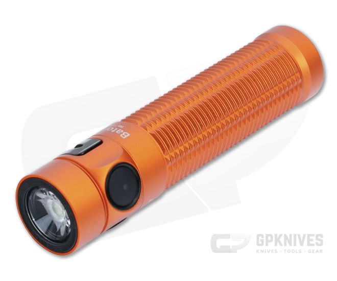 Olight Flashlights Baton 3 Pro 1500 Lumens Cool White Light with Orange ...