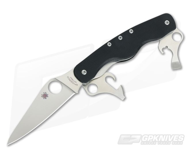 Spyderco Clipitool Standard 3 Blade G10 Liner Lock Folder C208GP Knife For Sale