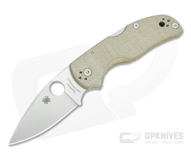 Spyderco Native 5 - Brown Micarta - CPM-CruWear C41MPCW5