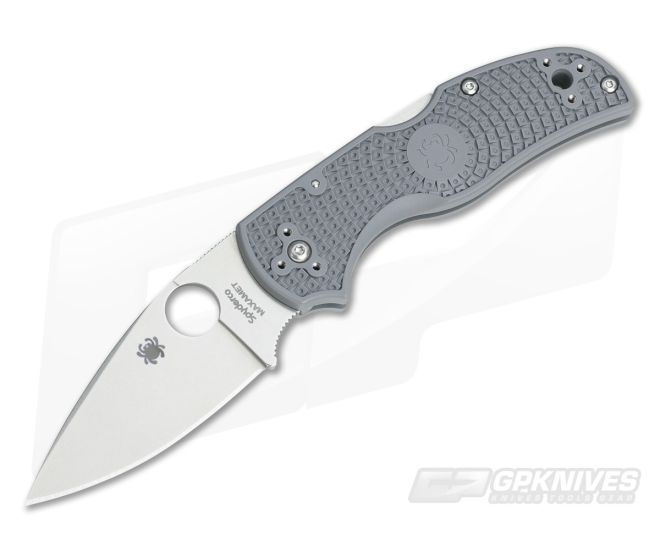 Spyderco Native 5 Gray FRN Maxamet Lightweight Knife for Sale