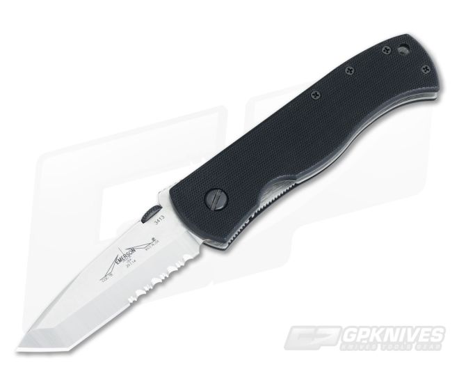Emerson CQC-7B Tanto Stonewashed Serrated Standoffs for Sale