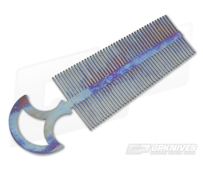John Gray Titanium Comb Double Tooth Anodized Large