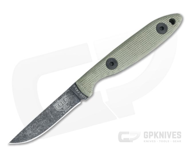 ESEE CR2.5 Micarta Black Oxide Camp Lore Cody Rowen Knife for Sale