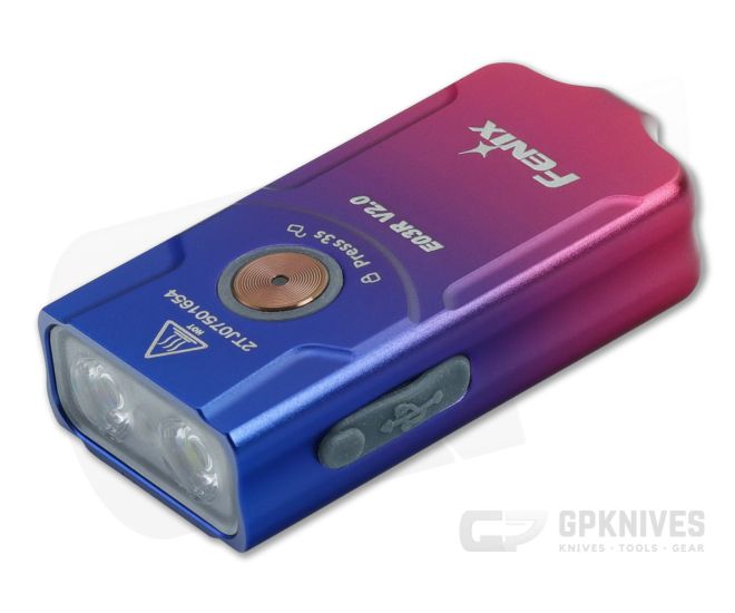 Fenix E03R V2.0 Nebula - Rechargeable Keychain Flashlight E03RV2NA