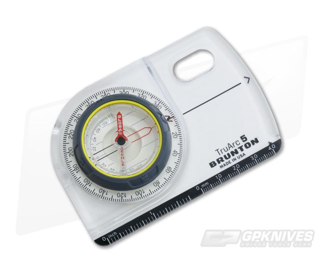 Brunton TruArc 5 Base Plate Global Needle Compass 91575