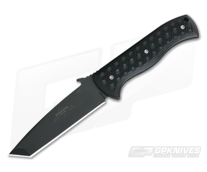 Emerson Knives Black CQC-7 Fixed Blade Black G10 Tactical Knife For Sale