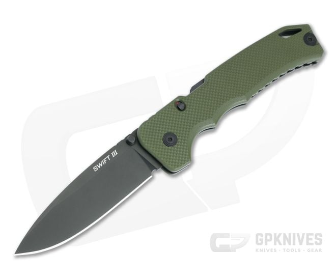 Cold Steel Swift III - Black M4 - Green G10 - FL-40AT