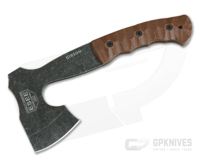 ESEE Gibson Axe Black Stonewash Micarta Carving Axe For Sale