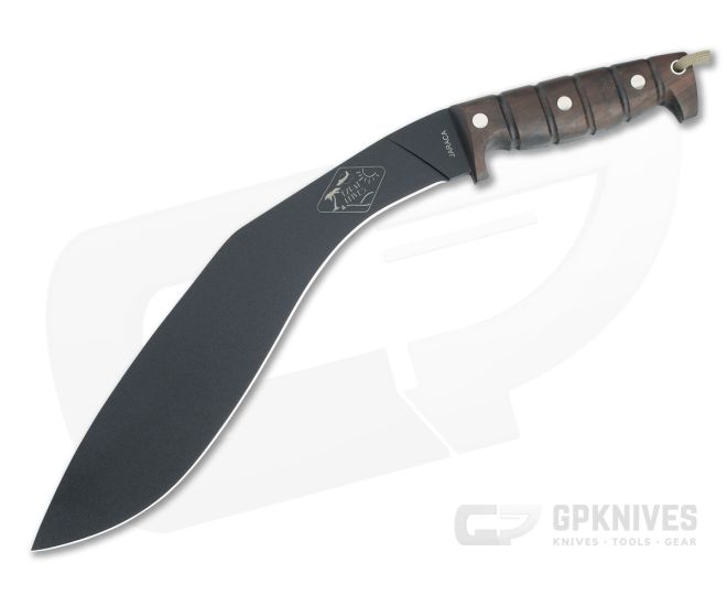 ESEE Jaraca Kukri Machete Walnut Handles Fixed Knife