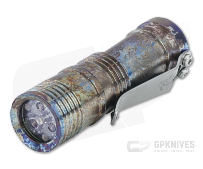 Laulima Metal Craft Ion Flashlight Acid Finish Titanium 4000K Neutral ...